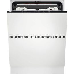 AEG vollintegrierbarer Geschirrspüler "FSE7572AP", Energieeffizienz: B (A-G), silber (schwarz), B:59,6cm H:81,8cm T:56cm, Geschirrspüler, AirDry: Kein Nachtrocknen