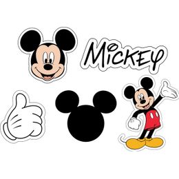 Schuhanstecker Crocs "Jibbitz™ Mickey Pant", Kinder, bunt (schwarz bunt), PVC, Schuhzubehör, Charm, Anstecker für Crocs Schuhe