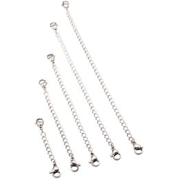 Kettenverlängerung Firetti "Schmuck Geschenk Verlängerung für Armbänder, Ketten und Fußketten", silber (silberfarben), Schmuck-WechselteileB:2mm, Edelstahl, Made in Germany, B:2mm
