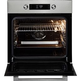 Hanseatic Einbaubackofen "65M90E3-E11B200", Standardmodul: A (A+++-D), silber (silberfarben), B:59,5cm H:59,5cm T:57,5cm, Backöfen, Leichte Verschmutzungen werden mithilfe von Wasserdampf entfernt