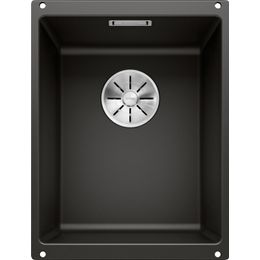 Granitspüle Blanco "SUBLINE 320-U", schwarz, B:46 H:19 T:35, Verbundwerkstoff, Küchenspülen, erhältlich in mehreren Farben
