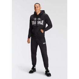 Jogginganzug Lonsdale "YETLINGTON", Herren, Gr. 3XL, schwarz, Obermaterial: 60% Baumwolle, 40% Polyester, Sportanzüge