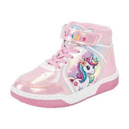 Sneaker Disney "UNICORN", Gr. 24, pink, Synthetik, Schuhe, mit cooler Blinkfunktion