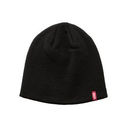 Levi's Strickmütze LEVI'S "UNISEX", Damen, Gr. L/XL, schwarz, Kunstfaser, unifarben, Basic, Mützen, OTIS BEANIE