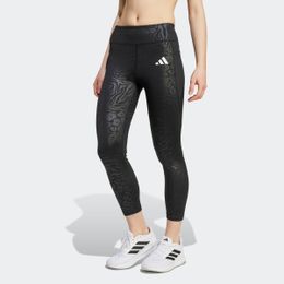 Trainingstights adidas Sportswear "JG OPT PR LEG", Kinder, Gr. 116, N-Gr, schwarz-weiß (schwarz, weiß), Obermaterial: 89% Polyester, 11% Elasthan, Sportlich, 7/8-Länge, Hosen