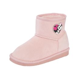 Schlupfboots Disney "MINNIE", Damen, Gr. 24, pink, Textil, Schuhe, Winterschuhe, Winterboots, Snowboots, Schlupfstiefel, gefüttert