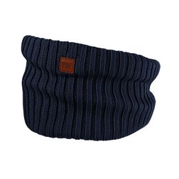 Loop MaxiMo, Baby, Gr. 1, blau (marine), Strick, Wolle, unifarben, Casual, Modetücher, Wolle, gefüttert, wärmend