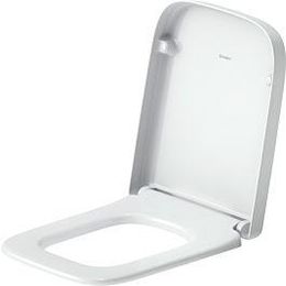 Duravit Univavo WC-Sitz Eckig 0023790000 Absenkautomatik, abnehmbar, Scharniere Edelstahl, Weiß