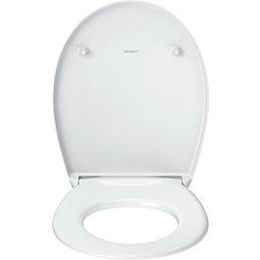 Duravit Univavo WC-Sitz Oval 0023690000 Absenkautomatik, abnehmbar, Scharniere Edelstahl, Weiß