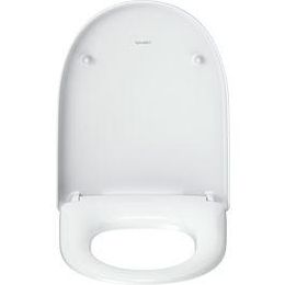 Duravit Univavo WC-Sitz D-shaped 0024490000 Absenkautomatik, abnehmbar, Scharniere Edelstahl, Weiß