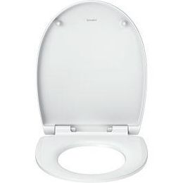 Duravit Univavo WC-Sitz Oval 0023190000 Absenkautomatik, abnehmbar, Scharniere Edelstahl, Weiß