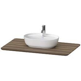 Duravit Luv Waschtisch-Konsole LU946407777 98,8 x 59,5 cm, aus Massivholz, mit 1 Ausschnitt, nussbaum