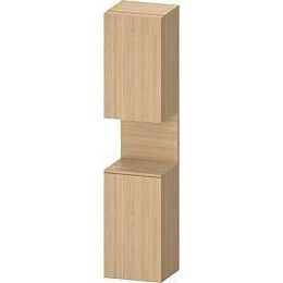 Duravit Qatego Hochschrank QA1346R30300010 40x36x1760cm, 2 Türen, Nischenbeleuchtung, Anschlag rechts, Eiche Natur