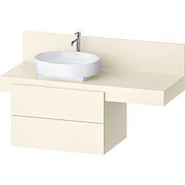 Duravit Balcoon Waschtisch-Unterschrank BA50130JDID0000 wandhängend, 80 x 57 x 53,4 cm, Elfenbein strukturiert, 2 Schubkästen