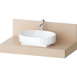 Duravit Balcoon Konsole BA90570IEIE0000 100 x 55 x 37 cm, 1 Ausschnitt, Becken Mitte, Sandbeige matt