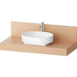 Duravit Balcoon Konsole BA90580IHIH0000 120 x 55 x 37 cm, 1 Ausschnitt, Becken Mitte, Terraccino matt