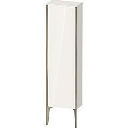Duravit XViu Halbhochschrank XV1315LB230 40x24x133cm, schwarz matt, Tür links, Eiche natur