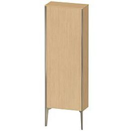 Duravit XViu Halbhochschrank XV1316LB130 50x24x133cm, champagner matt, Tür links, Eiche natur