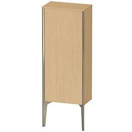 Duravit XViu Halbhochschrank XV1305LB130 40x24x89cm, champagner matt, Tür links, Eiche natur