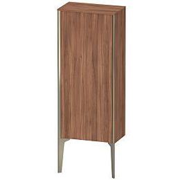 Duravit XViu Halbhochschrank XV1305RB179 40x24x89cm, champagner matt, Tür rechts, nussbaum natur