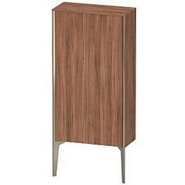 Duravit XViu Halbhochschrank XV1306LB179 50x24x89cm, champagner matt, Tür links, nussbaum natur