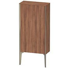 Duravit XViu Halbhochschrank XV1306RB179 50x24x89cm, champagner matt, Tür rechts, nussbaum natur