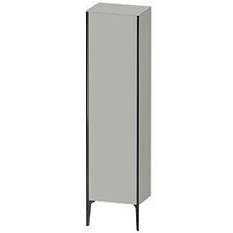 Duravit XViu Hochschrank XV1336LB207 50x36x177cm, schwarz matt, Tür links, betongrau matt