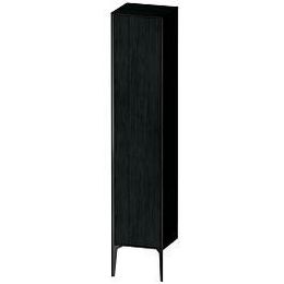 Duravit XViu Hochschrank XV1335LB216 40x36x177cm, schwarz matt, Tür links, Eiche schwarz