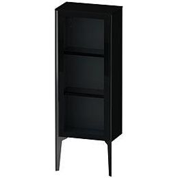 Duravit XViu Halbhochschrank XV1360RB240 40x24x89cm, Glastür, schwarz matt, Tür rechts, schwarz hochglanz