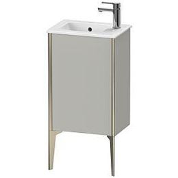 Duravit XViu Waschtisch-Unterschrank XV4480LB107 41x29x59,4cm, stehend, champagner matt, Anschlag links, betongrau matt