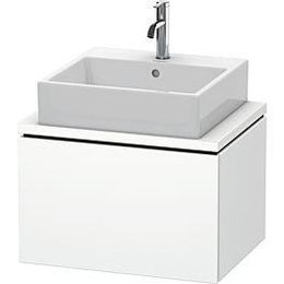 Duravit L-Cube Waschtisch-Unterschrank LC580001818 62 x 47,7 cm, weiß matt, für Konsole, 1 Auszug