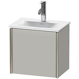 Duravit XViu Waschtisch-Unterschrank XV4030LB107 43x31x39,7cm, 1 Tür, champagner matt, Tür links, betongrau matt