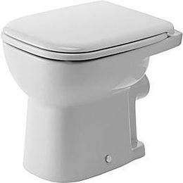 Duravit D-Code Stand Flachspül WC 2109090000 Abgang waagrecht, weiss