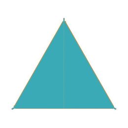 Bent Sonnensegel Zip Canvas Caribbean ocean wave