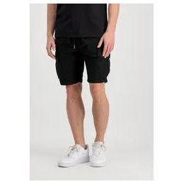 Sweatshorts Alpha Industries "Ripstop Jogger Short", Herren, Gr. XL, Normalgrößen, schwarz, Obermaterial: 100% Baumwolle, Hosen