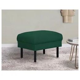 Hocker Home Affaire "Lillibeth Polsterhocker, Sitzhocker, Maße B/T/H: 64/50/48 cm", grün, B:64 H:48 T:50, 100% Polyester, Hocker, Fußhocker, passend zur Serie "Lillibeth", auch in Cord und Samtoptik