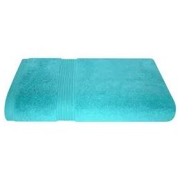 Duschtuch Dyckhoff "Siena", blau (aqua), B:70cm L:140cm, Frottier, Obermaterial: 100% Baumwolle, Handtücher, mit Bordüre