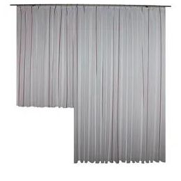 Vorhang WIRTH "Betsy" Gr. 1, rot, B:300cm H:120cm, Polyester, Gardinen, Store