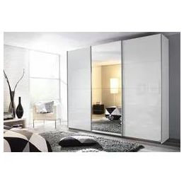 Schwebetürenschrank Rauch "Kleiderschrank Schrank Garderobe Wäscheschrank Ankleide KULMBACH", weiß, B:270cm H:230cm T:62cm, Holzwerkstoff, Schränke, inkl. Schubkasteneinsatz und Einlegeböden, Topseller