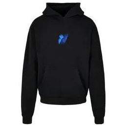 Mister Tee Sweatshirt MISTERTEE "MisterTee Unisex Le Papillon Heavy Oversize Hoody", Herren, Gr. L, schwarz, 100% Baumwolle, bedruckt, Sweatshirts