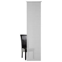 Neutex for you! Vorhang NEUTEX FOR YOU "Linola" Gr. 1, silber (silberfarben), B:60cm H:245cm, Jacquard, Leinen, Polyacryl, Polyester, Gardinen, HxB: 245x60, Schiebevorhang mit Alupaneelwagen