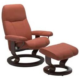 Relaxsessel stressless "Consul", rot (henna paloma), B:76cm H:100cm T:71cm, Leder BATICK: BATICK ist ein leicht korrigiertes, durchgefärbtes und genarbtes Möbelleder, bei dem die meisten Unebenheiten und Spuren in der Regel entfernt wurden.;Leder PALOMA: PALOMA ist ein durchgefärbtes Semianilin-Möbelleder mit natürlicher Narbung.;ROHLEDER Stoff Q2 FARON: Ein fester zuverlässiger Bouclé mit einem s