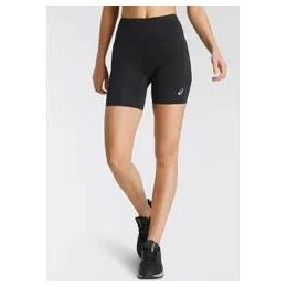 Laufshorts asics "CORE SPRINTER", Damen, Gr. XS (34), N-Gr, schwarz, Obermaterial: 92% Polyester, 8% Elasthan. Einsatz: 100% Polyester, Hosen