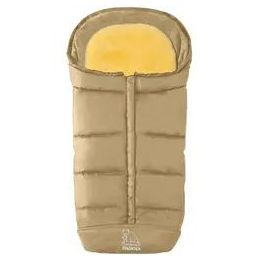 Fu&szlig;sack HEITMANN FELLE "Eisb&auml;rchen - Komfort 2 in 1 Lammfell Winterfu&szlig;sack - Premium Qualit&auml;t", Kinder, beige, Polyester, Fu&szlig;s&auml;cke Fu&szlig;sack, mit Lammfell-Einlage, f&uuml;r Kinderwagen und Buggy, waschbar