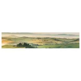Express Küchen Küchenrückwand EXPRESS KÜCHEN "Toscana", grün, B:280cm H:55,9cm, Holzwerkstoff, Spritzschutzwände
