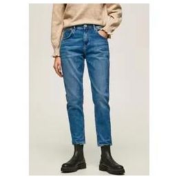 Boyfriend-Jeans Pepe Jeans "VIOLET", Damen, Gr. 28, L-Gr, blau (light blau long), Denim/Jeans, Obermaterial: 99% Baumwolle, 1% Elasthan, relaxed fit lang, Jeans, im lässigen Boyfriend-Style