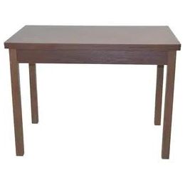 Esstisch, braun (nussbaum, nachbildung, nussbaum, nachbildung, nussbaum, nachbildung), H:75cm T:67cm, HOFMANN LIVING AND MORE, Tische, ausziehbar