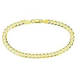 Armband Bruno Banani "Schmuck Geschenk Silber 925 Armschmuck Armkette Panzerkette" Gr. 21, gold (gelbgoldfarben), Armbänder, Herren, 21, Silber 925 (Sterlingsilber)
