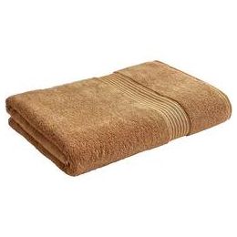 Badetücher Christy "SUPREME", braun (cinnamon), B:90cm L:165cm, Walkfrottier, Obermaterial: 100% Baumwolle, Handtücher, Premium-Badetücher in Luxusqualität, 650g/m2, 90x165cm, 2er Set