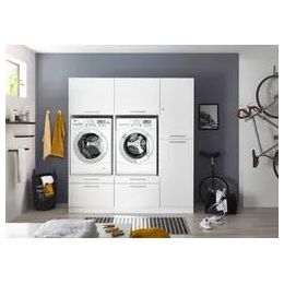 Mehrzweckschrank-Set respekta "Clara-Set 13", weiß, Spanplatte, Kastenmöbel-Sets, (B x T x H) 184,8 x 67,6 cm x 200 cm